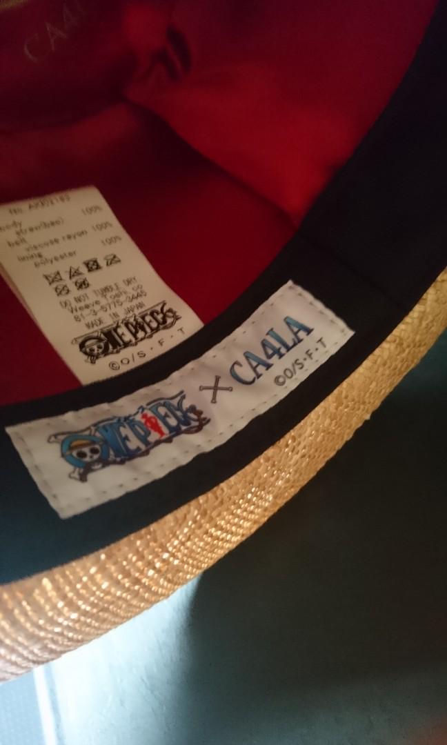 One Piece x Ca4la Luffy Straw Fedora (LIMITED EDITION), Men's Fashion ...