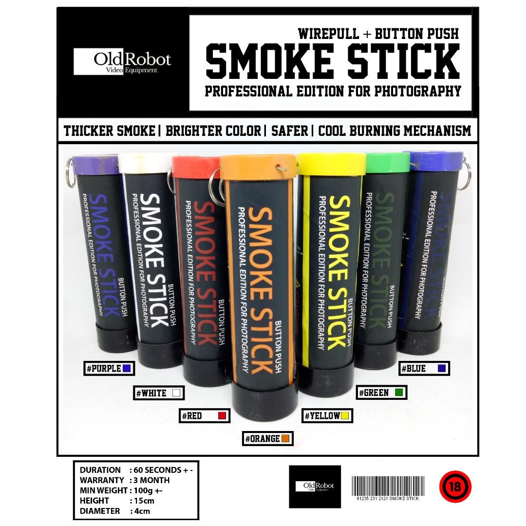 Photography Smoke Stick Smoke Bomb for Professional (Wirepull + Button ...