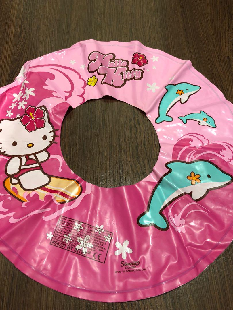 Pre-loved hello kitty arm and body float, Babies & Kids, Babies & Kids ...
