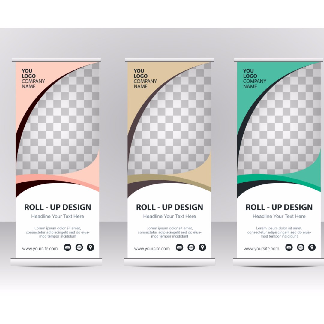 Pull Up Stand Graphic Design and Printing, Hobbies & Toys, Stationery ...