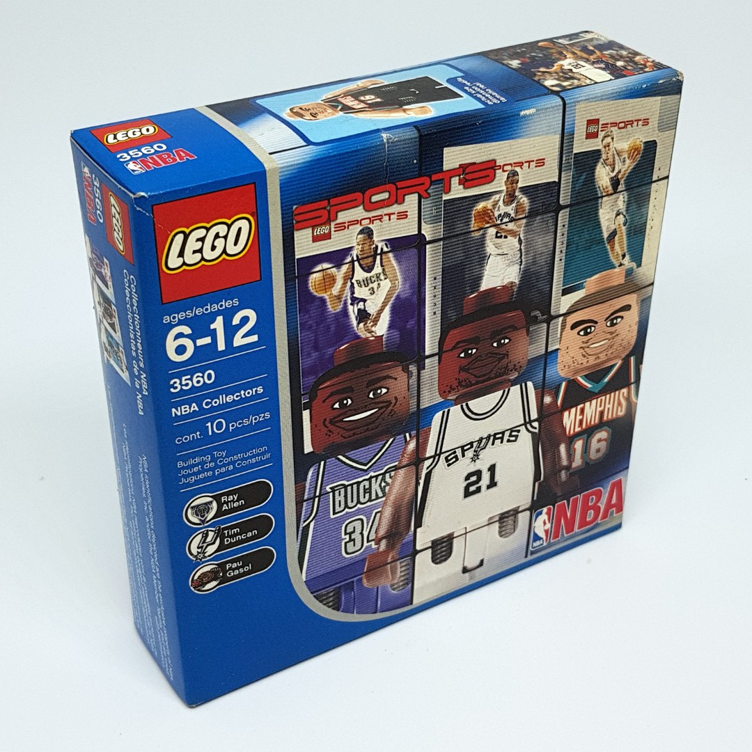 RARE LEGO 3560 Sports NBA Ray Allen, Tim Duncan, Pau Gasol, Hobbies ...