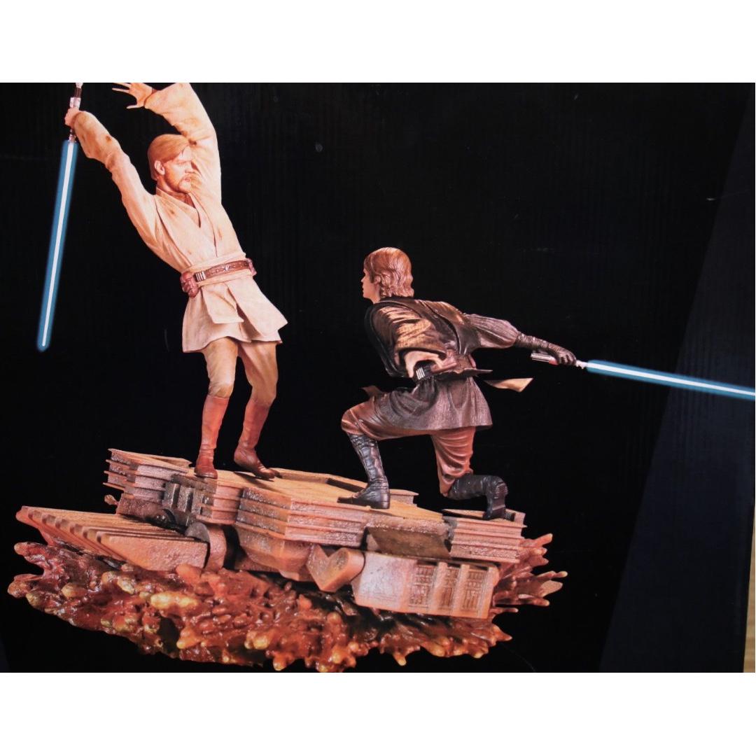 Rare SideShow Collectibles Star Wars - Obi Wan vs Anakin diorama from ...