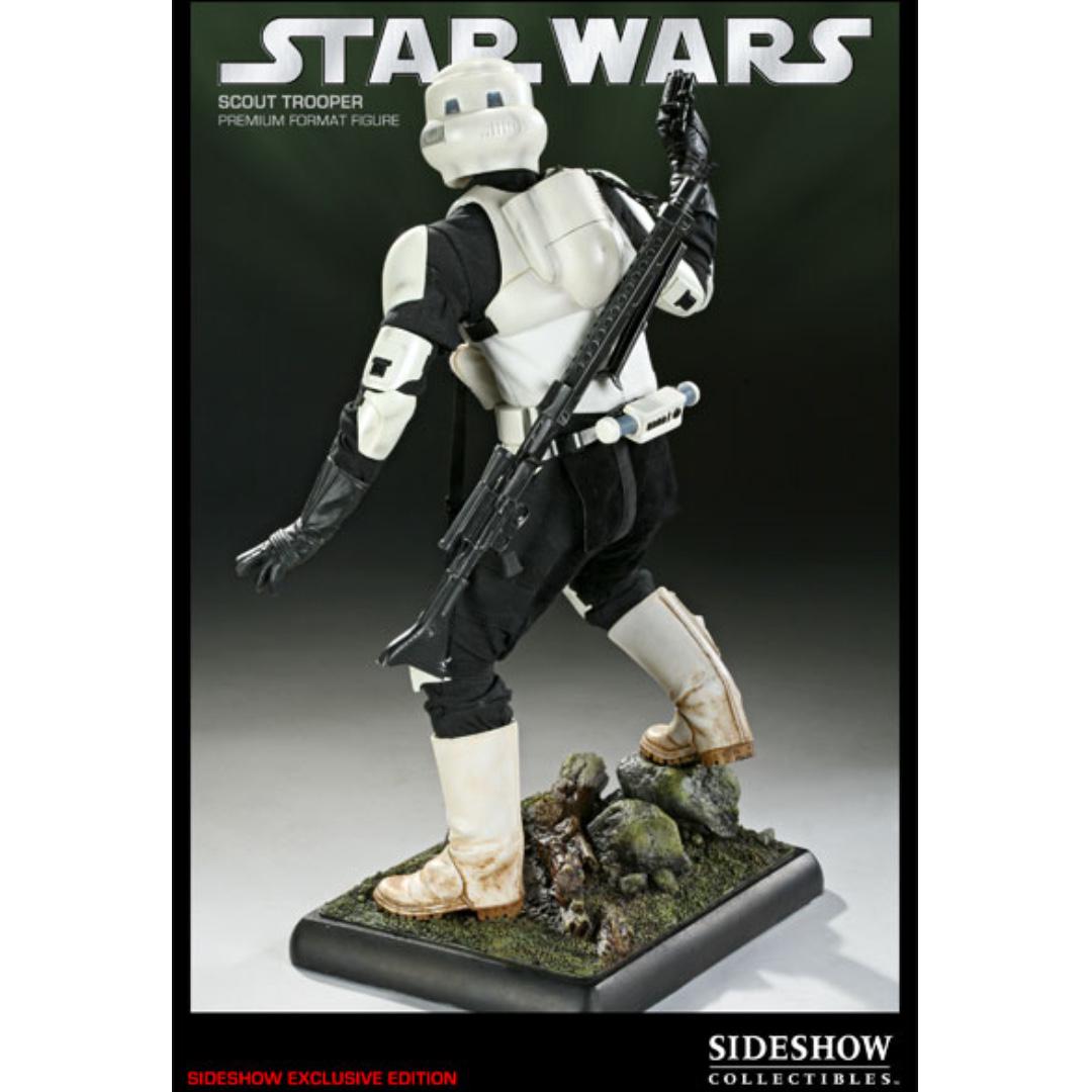 Rare Sideshow Collectibles Scout Trooper Premium Format Statue - Rare ...