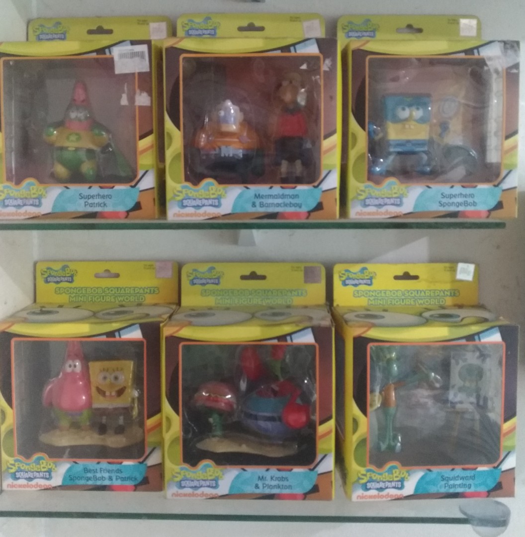 Spongebob mini figure world set all in, Hobbies & Toys, Toys & Games on ...