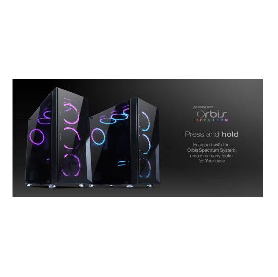 Tecware Verge with 4RGB Fans ATX Casing, Computers & Tech, Parts ...