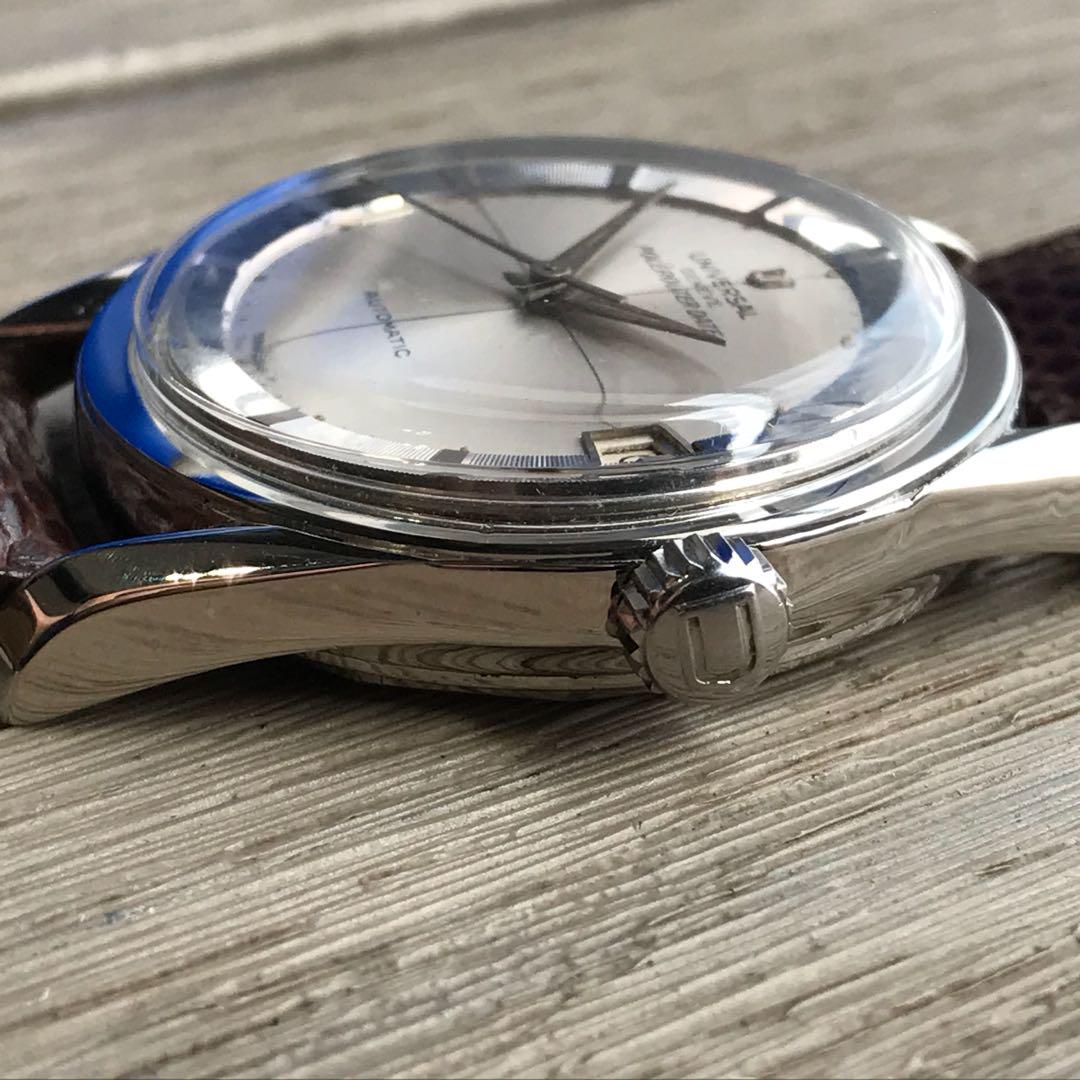 Universal Geneve Polerouter Date 218-2 Microrotor Automatic Watch ...