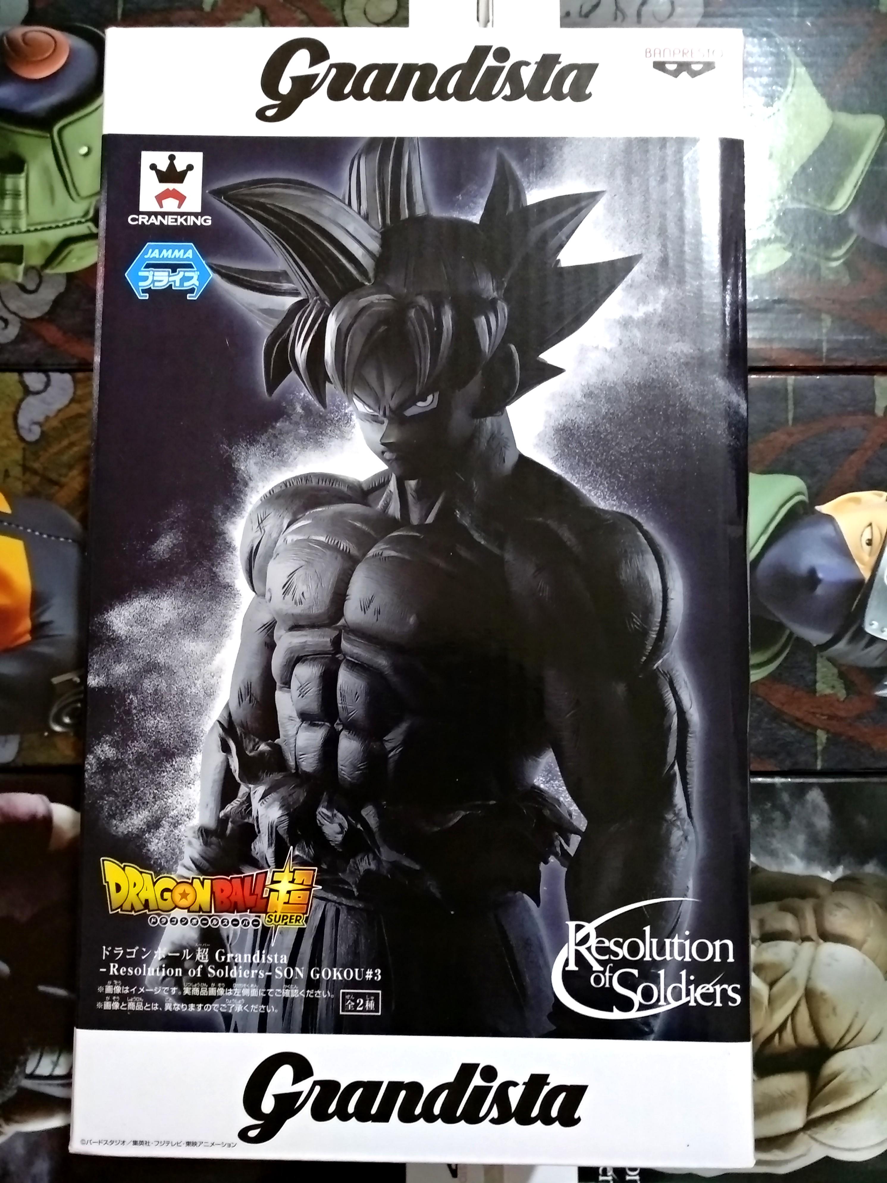 [日版] 龍珠超Grandista ROS 系列 - 身勝手之極意 悟空 黑色 特別色, 興趣及遊戲, 玩具 & 遊戲類 - Carousell