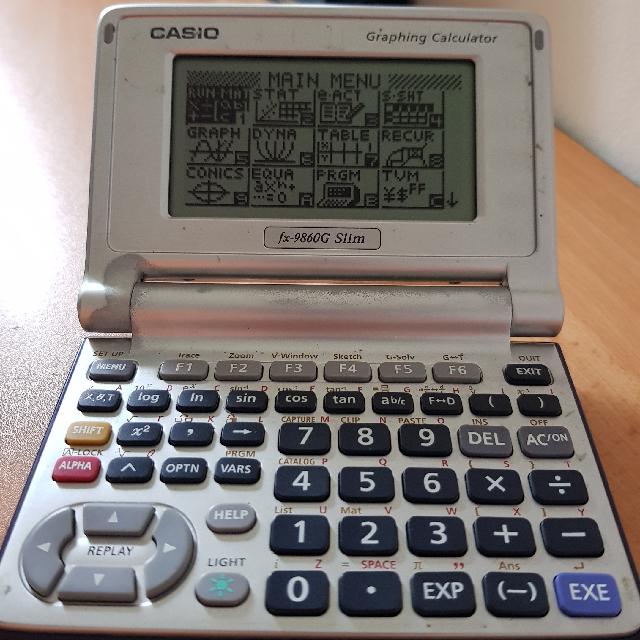 Casio Graphic Calculator (fx-980G Slim), Computers & Tech, Office ...