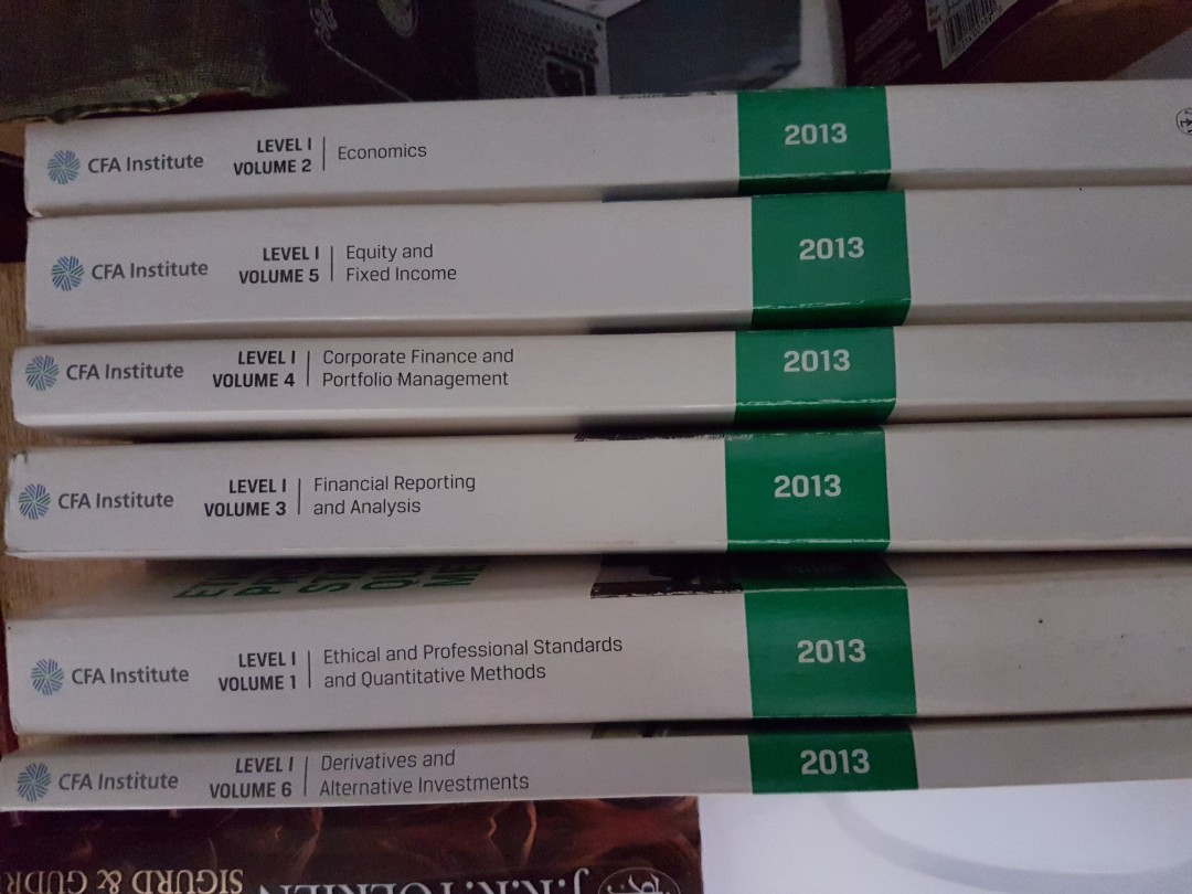 CFA Level 1 vol 1-6 textbook, Hobbies & Toys, Books & Magazines, Assessment Books on Carousell