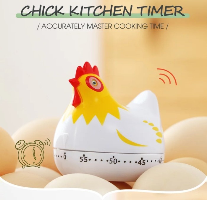 Chicken Timer Stopwatch Cook Reminder Alarm Kitchen Accessories, Kitchen & Appliances di Carousell