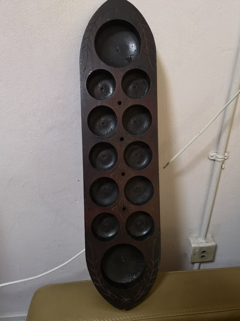Chongkak board is a Manacala game, Hobbies & Toys, Toys & Games on ...