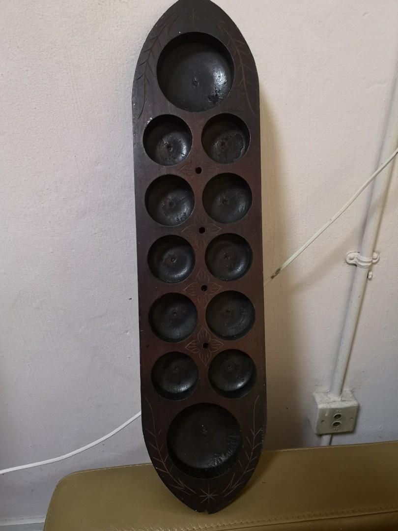 Chongkak board is a Manacala game, Hobbies & Toys, Toys & Games on ...