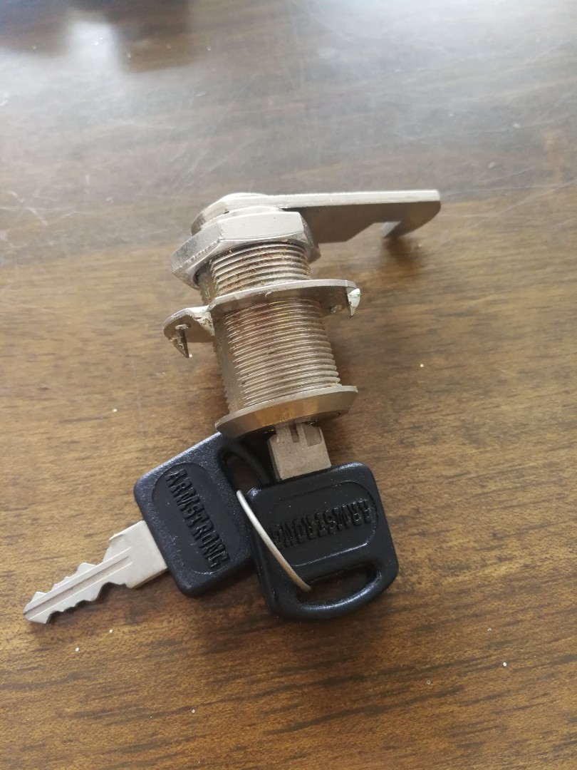 Cupboard drawer lock locker mechanism, Furniture, Others on Carousell