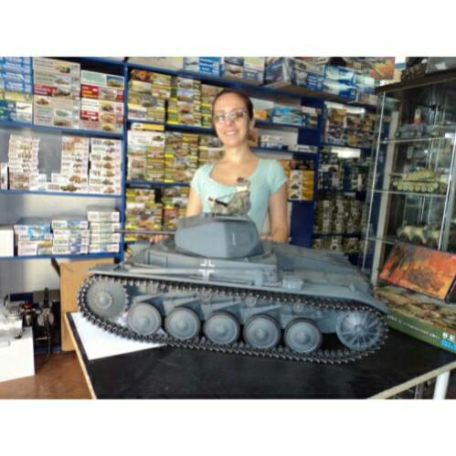 Dragon DML 1/6 scale Pz Kpfw II Ausf B Model Kit German Tank Brand New ...