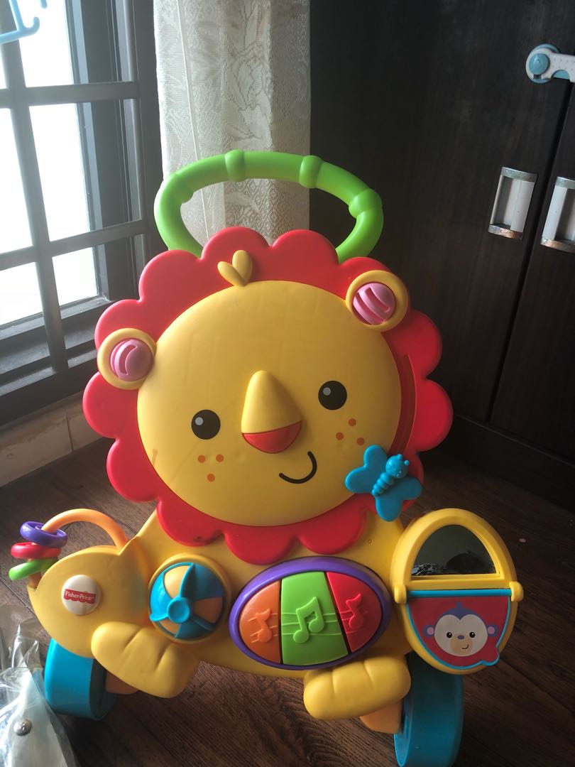 Fisher Price Musical Lion Walker, Babies & Kids, Infant Playtime on ...