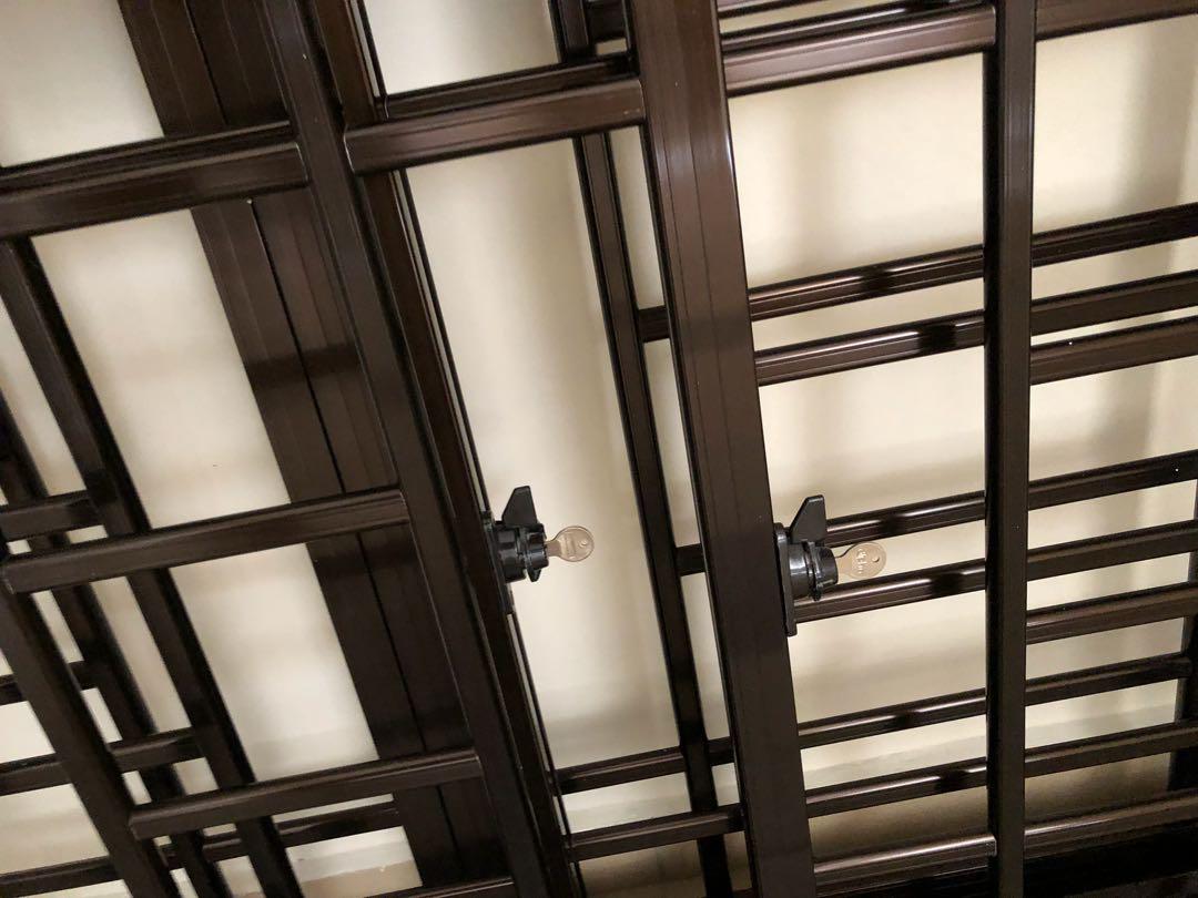 FREE Window Grill Aluminium w brackets, lock and keys. #Blessings ...