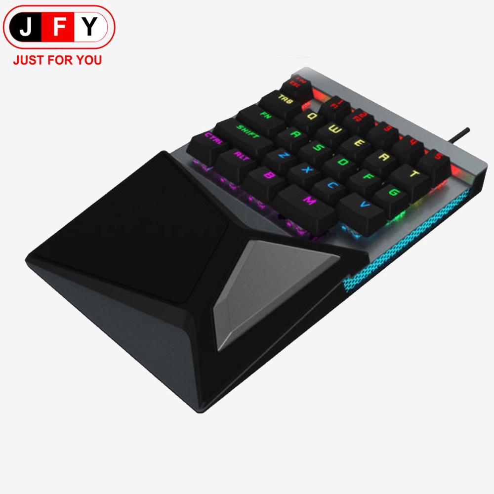 Gaming Keypad Gaming Keyboard Portable LED Backlight Single Hand Keypad ...