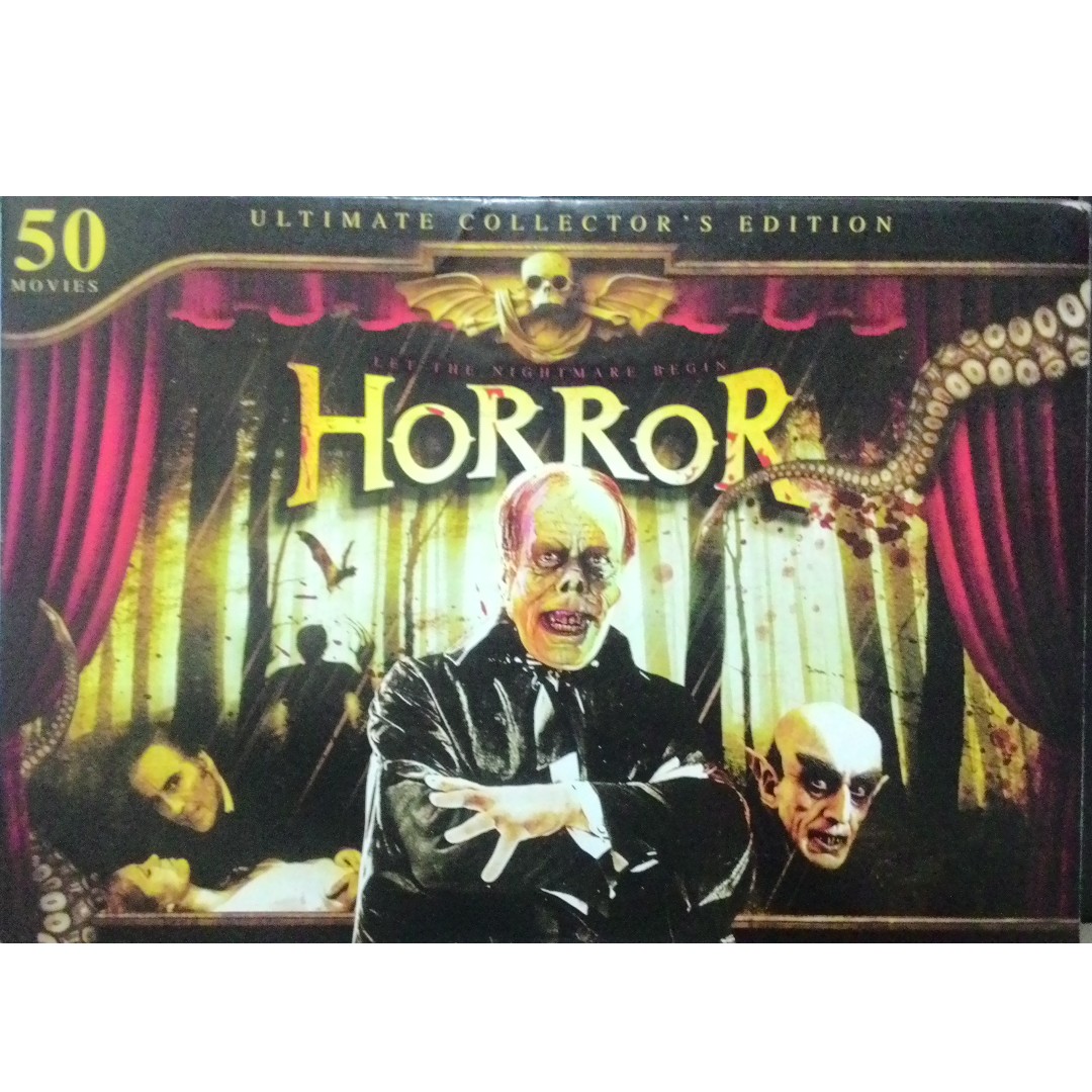 Horror: 50 Movies (DVD, 2011, 8-Disc Set, Ultimate Collectors Edition ...