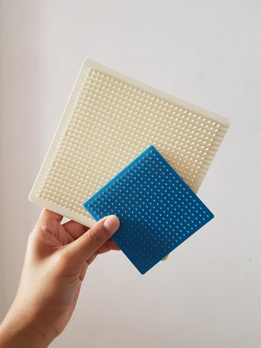 Ikea Pyssla Perler Beads White Big Square Pegboard Photo, 43% OFF