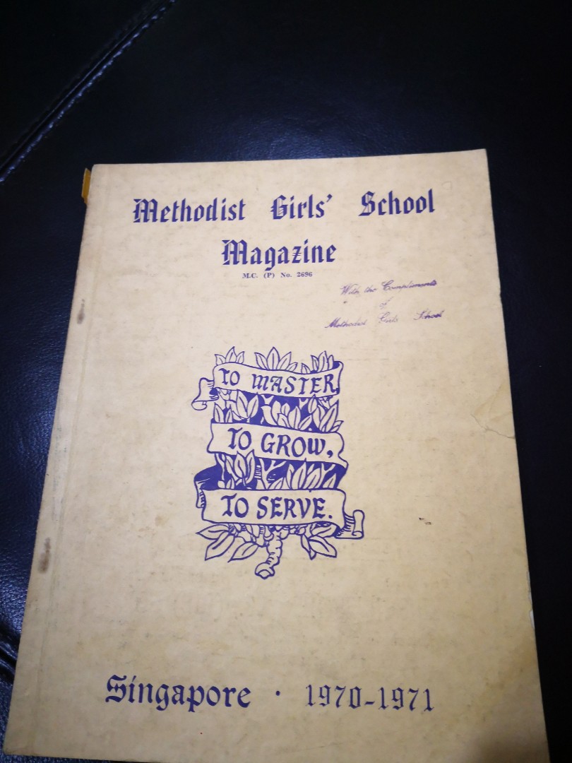 Methodist girls school 1970 magazine, Hobbies & Toys, Memorabilia & Collectibles, Vintage ...