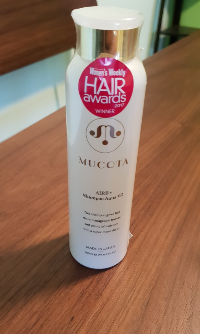 Mucota AIRE+ Shampoo Aqua 02, Beauty & Personal Care, Hair on Carousell