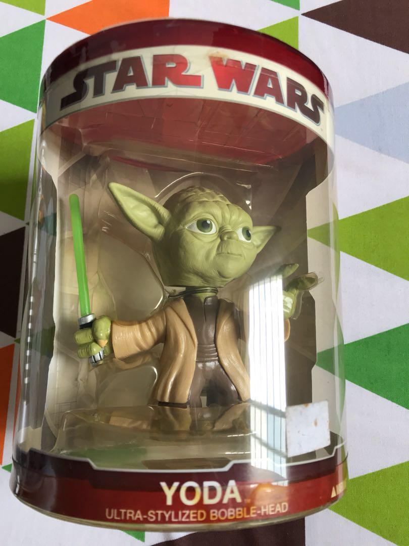 Star Wars Funko Ultra-Stylized Bobble Head Yoda, Hobbies & Toys, Toys ...