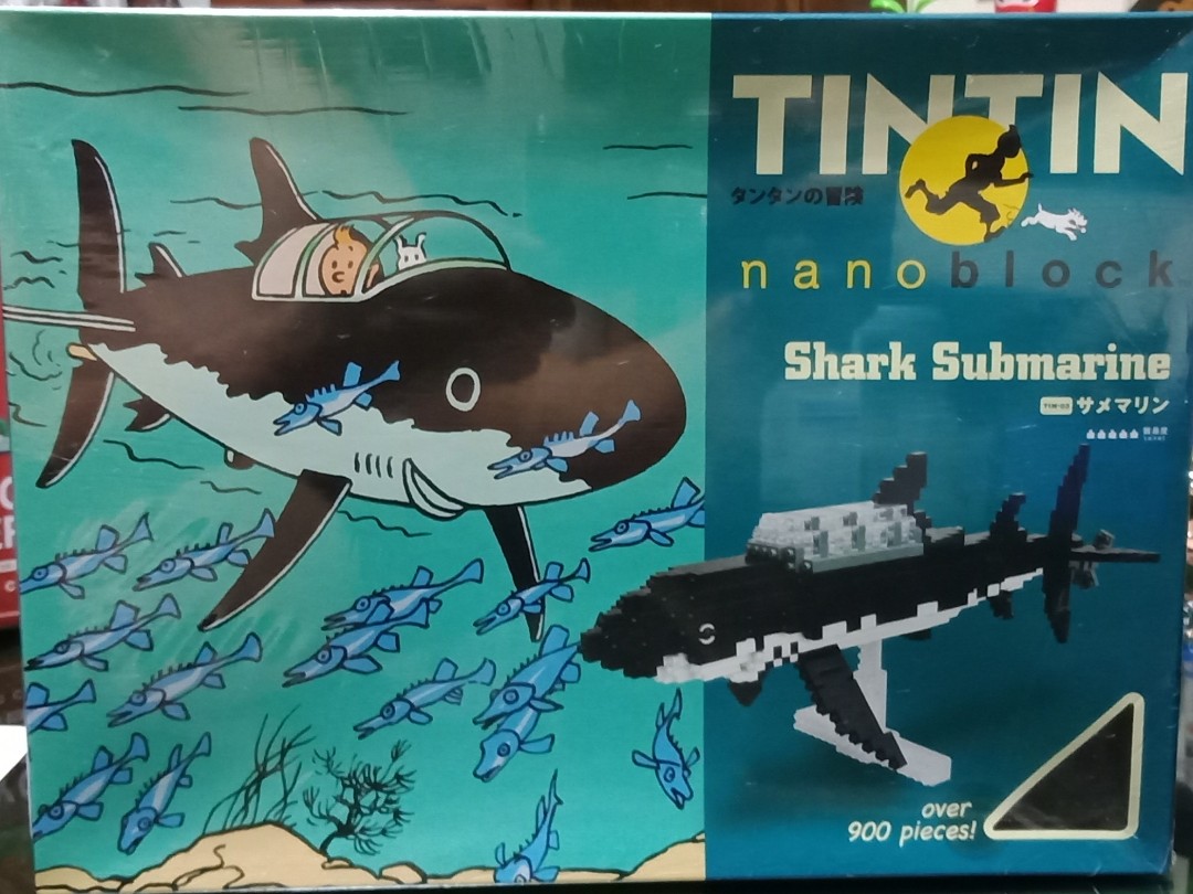 Tintin Nanoblock Kawada Shark Submarine Tokyo Tower Space Center Deluxe ...