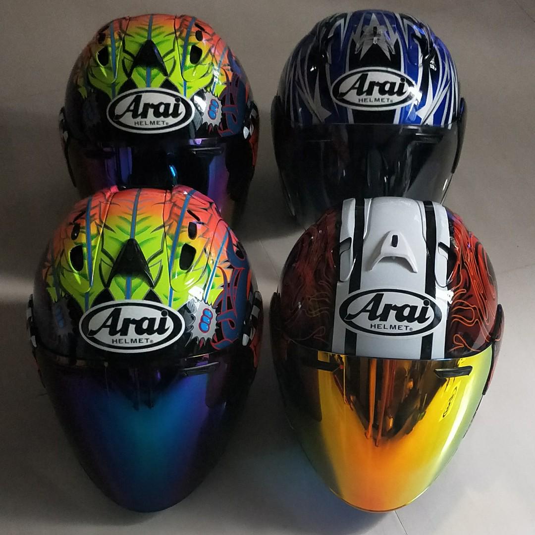 Tsr Helmet, Motorcycles, Motorcycle Apparel on Carousell