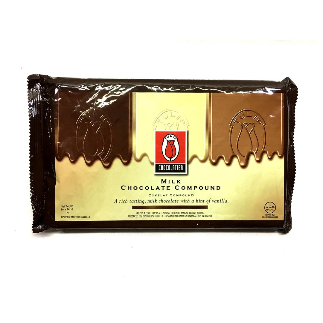 Tulip Milk Chocolate Compound 1 Carton, Food & Drinks, Packaged ...