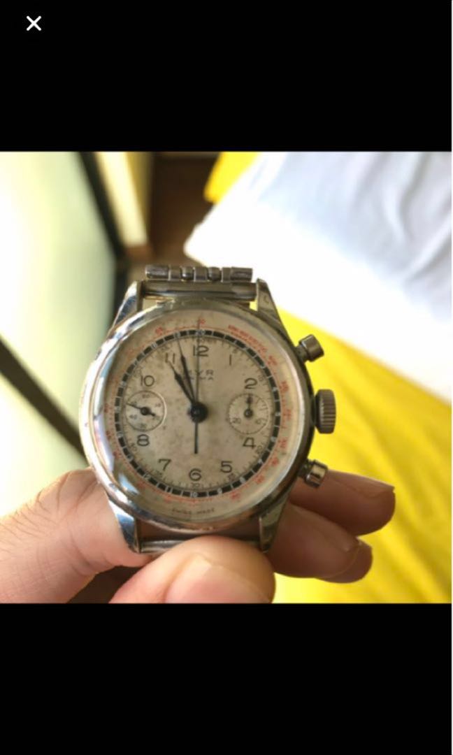 Vintage MYR chronograph, Luxury, Watches on Carousell