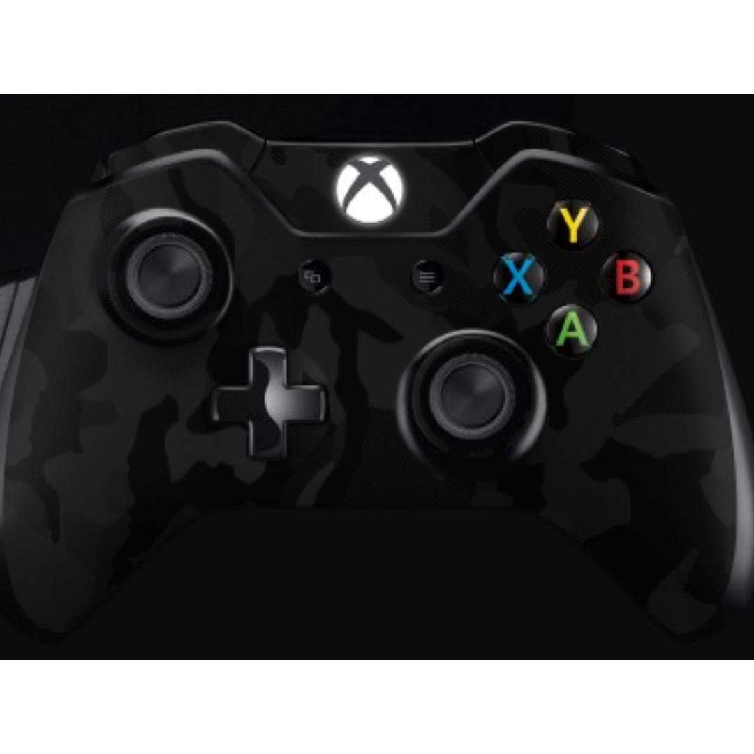 Xbox one controller black camo sticker mod skin (official by dbrand ...