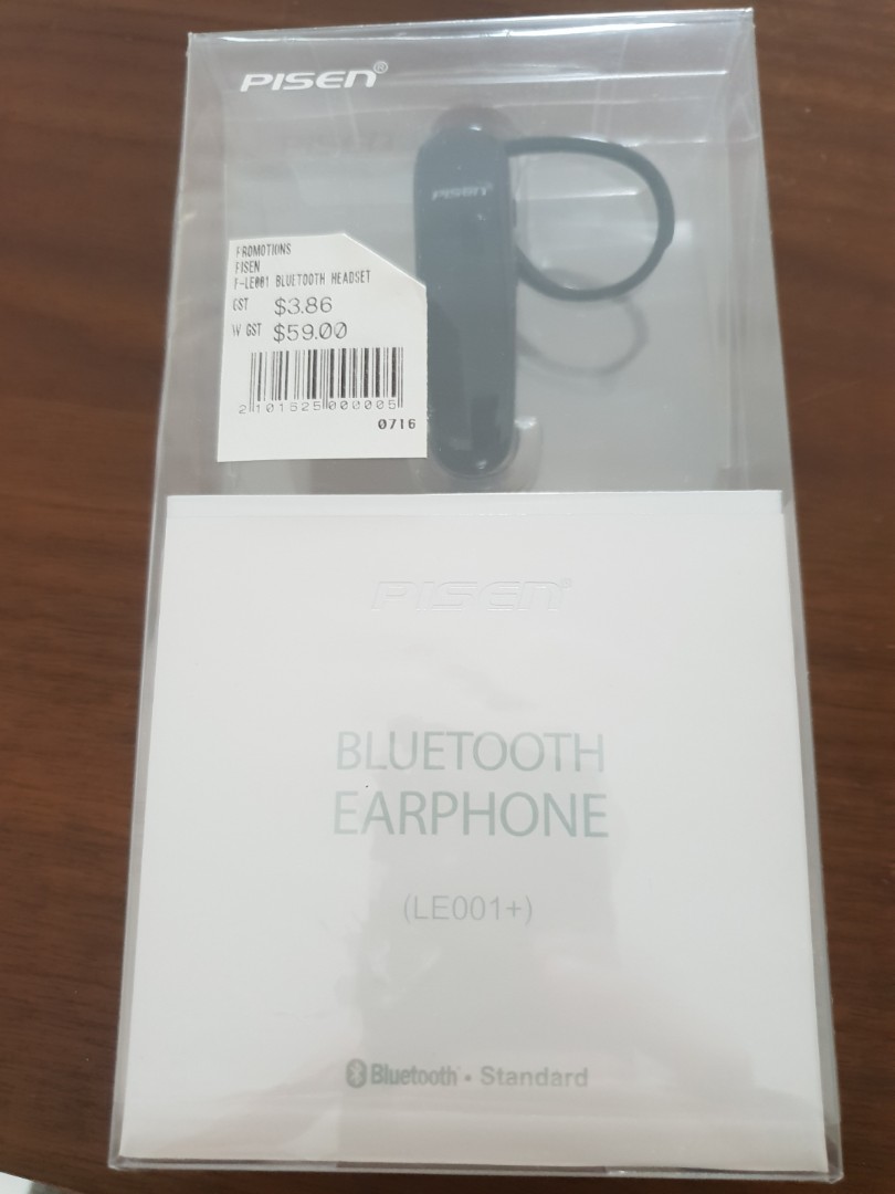 Bluetooth Headset- Pisen, Audio, Headphones & Headsets on Carousell