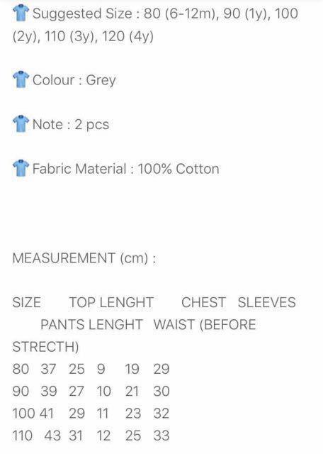 Boy Summer Set - Grey (not inclusive shoes), Babies & Kids, Babies ...