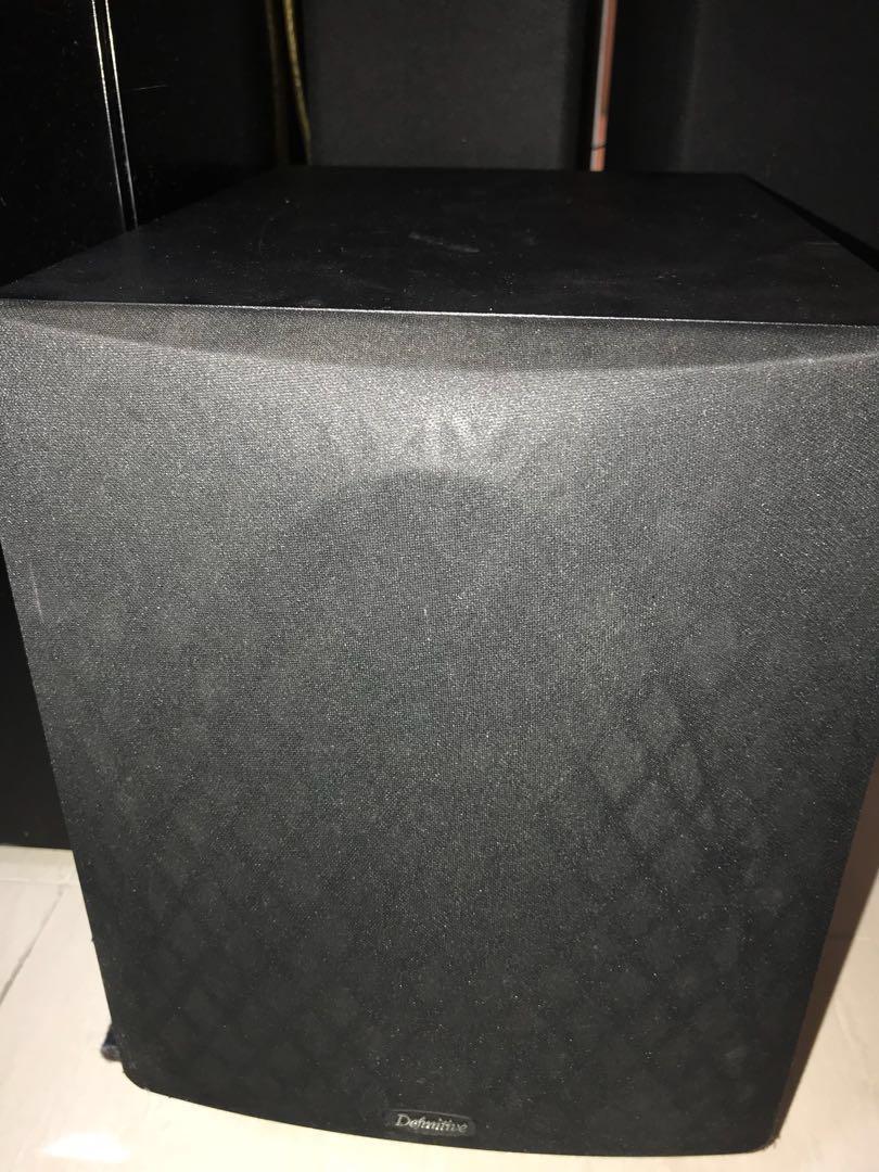 Definitive Technology ProSub 600 Subwoofer, Audio, Soundbars, Speakers ...