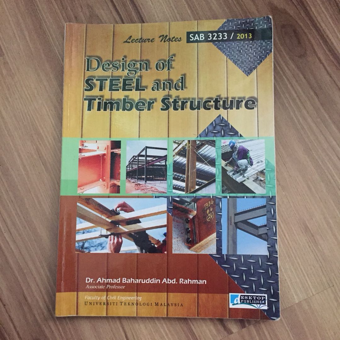 Design of Steel & Timber Structure Book, Hobbies & Toys, Books ...