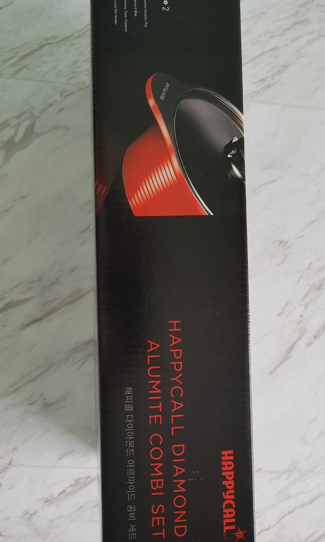 HAPPYCALL DIAMOND ALUMITE COMBI SET, Furniture & Home Living ...