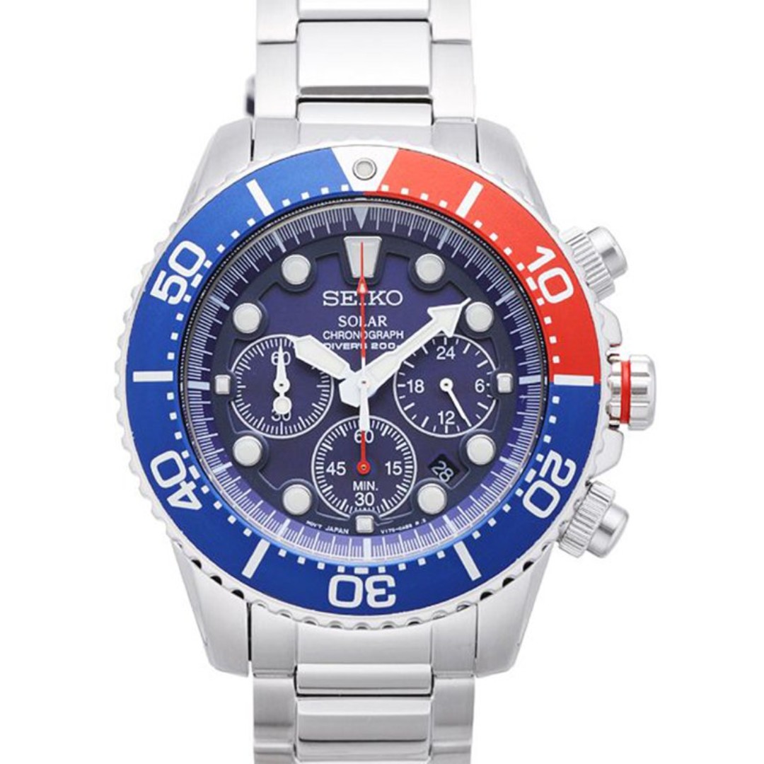 hk$1899,100% new Seiko Solar Chronograph Divers SSC019P1 Men's Watch手錶 ...