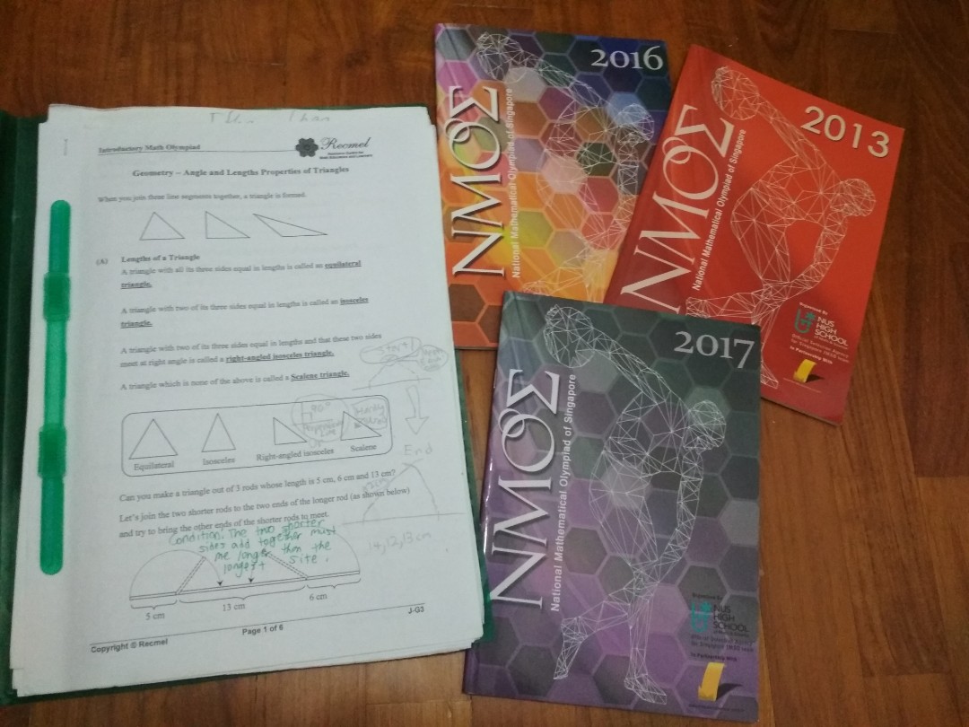P4/P5 Math Olympiad Books Set (Notes are Reserved), Hobbies & Toys ...