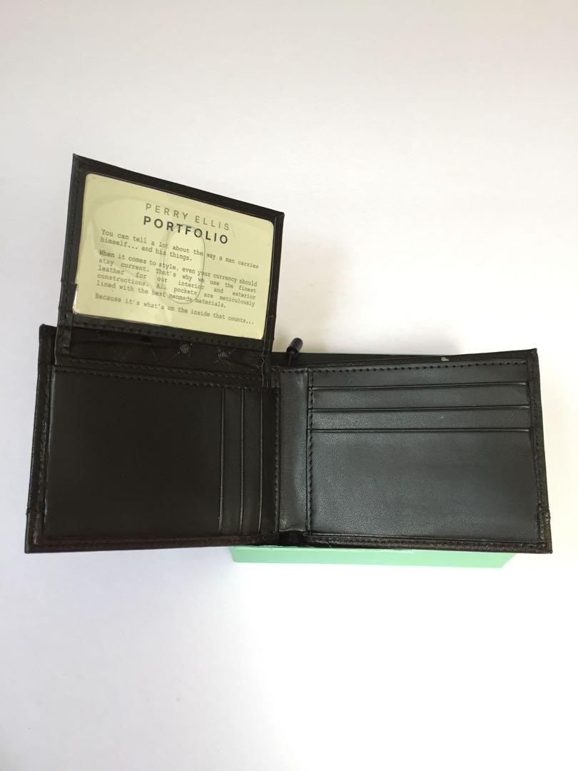 Perry Ellis Portfolio Men’s Colorblocked Passcase w/ Removable ID ...