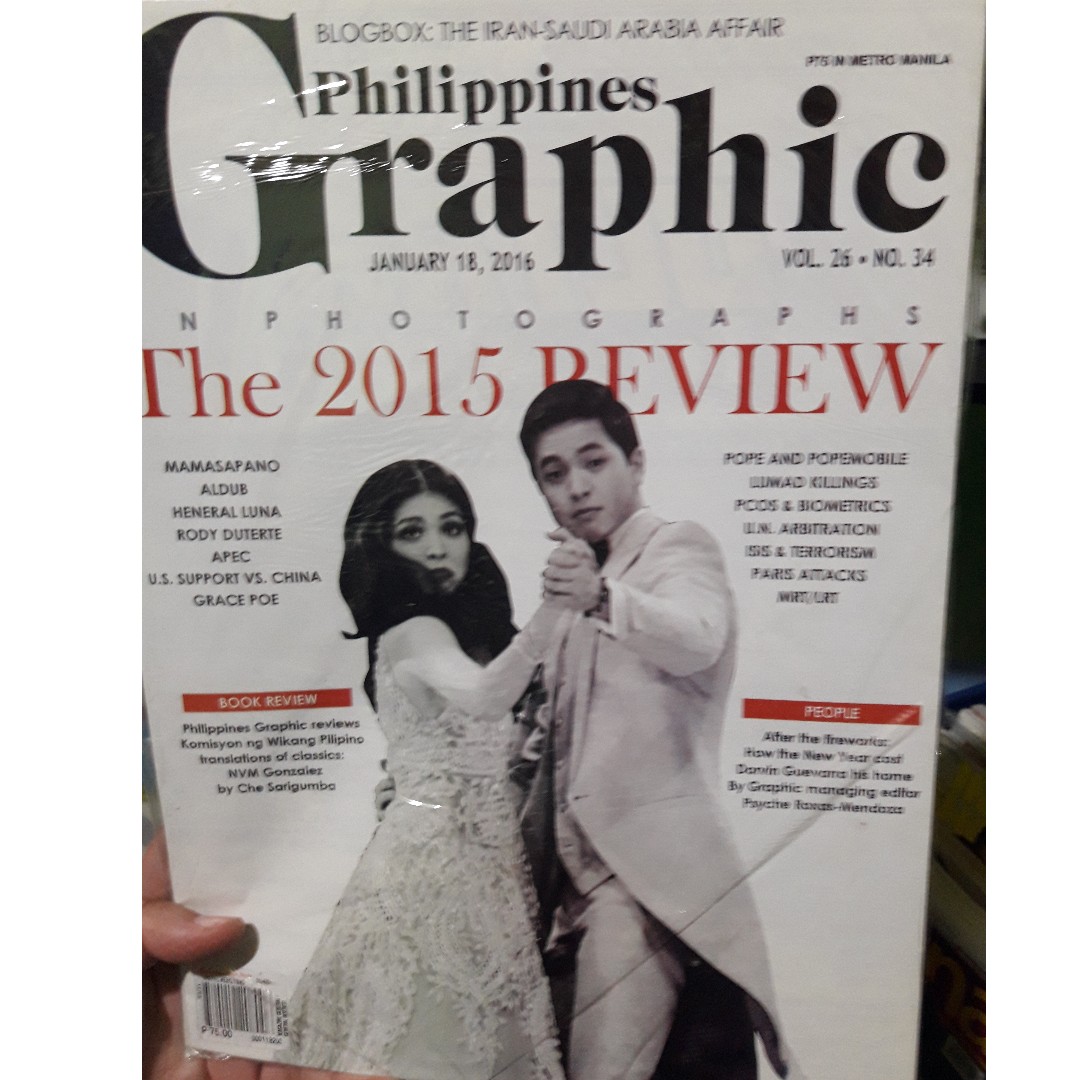 Philippine Graphic Magazine with Aldub on Cover, Hobbies & Toys, Books ...
