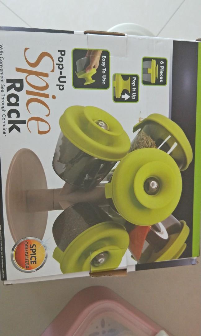Pop-up spice rack, Furniture & Home Living, Bathroom & Kitchen Fixtures ...