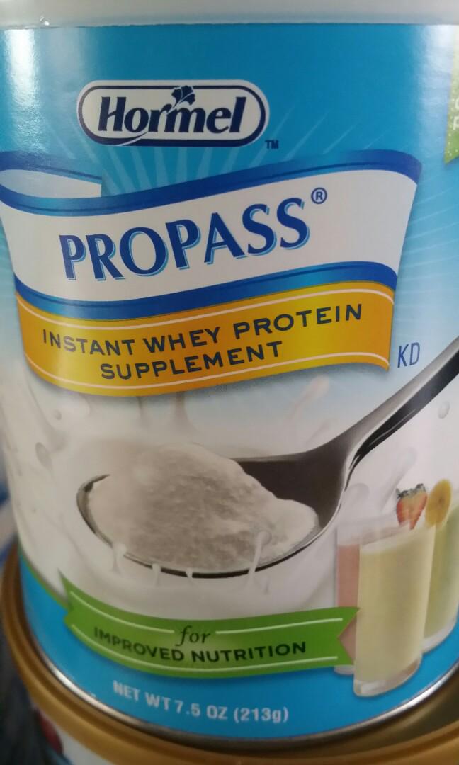 Propass instant whey protein supplement., Health & Nutrition, Health ...