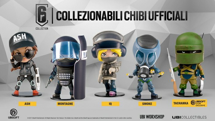 R6 siege collection chibi, Hobbies & Toys, Toys & Games on Carousell