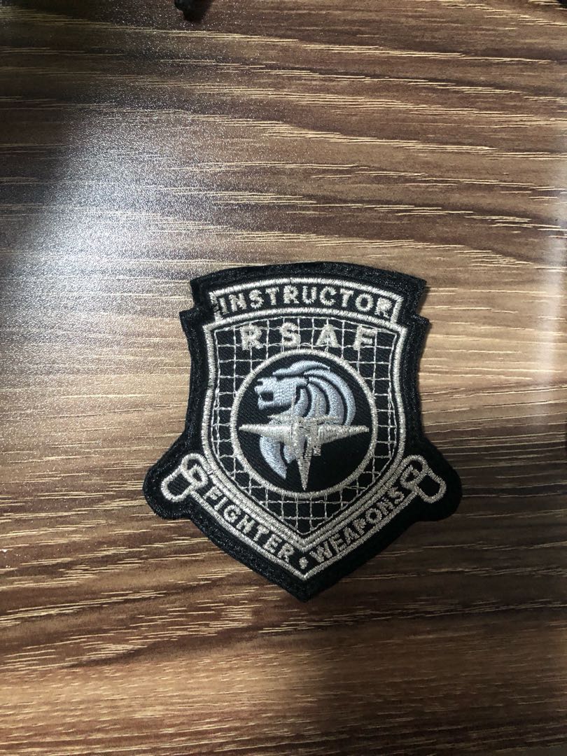 RSAF F15 Instructor Pilot Patch, Everything Else on Carousell