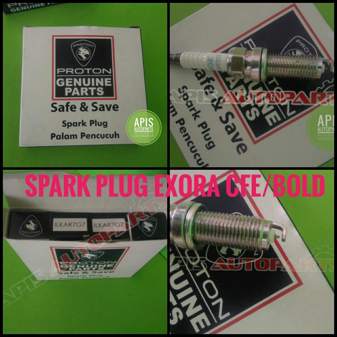 SPARK PLUG EXORA TURBO CFE/BOLD ORIGINAL, Auto Accessories on Carousell