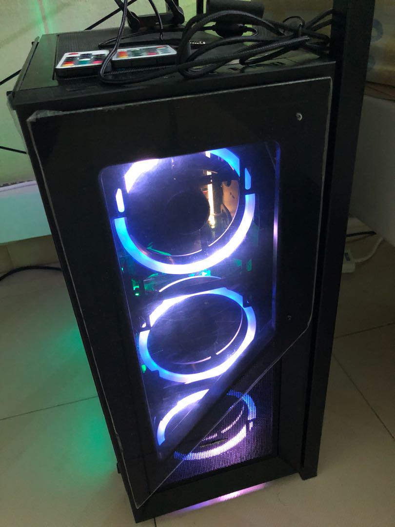 Tecware Orbis spectrum rgb ring 120mm fan x4 , control hub, remote ...