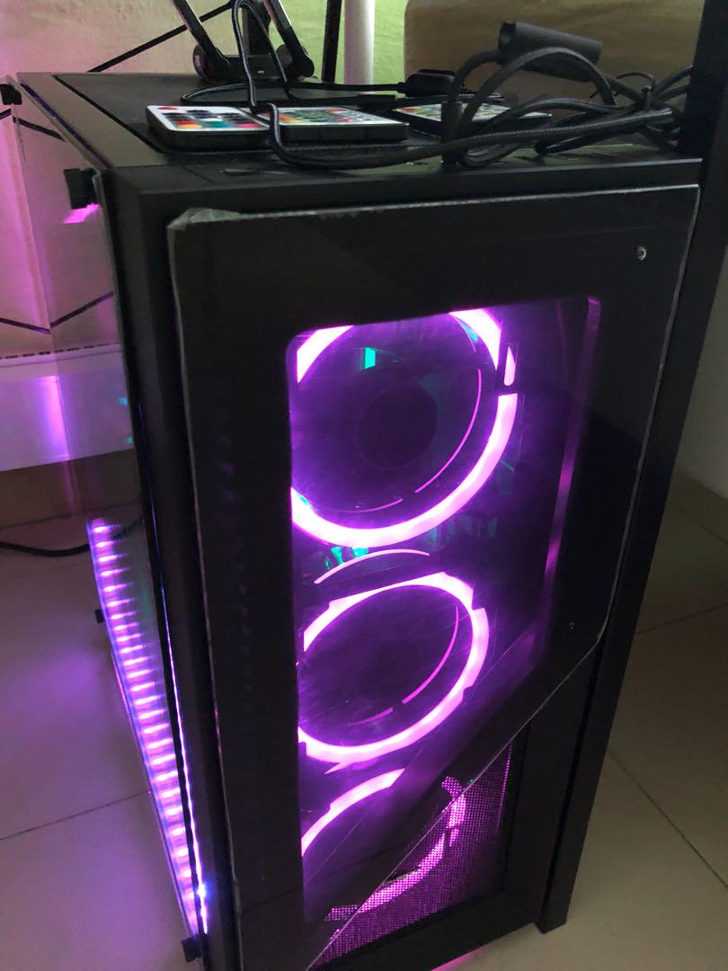 Tecware Orbis spectrum rgb ring 120mm fan x4 , control hub, remote ...