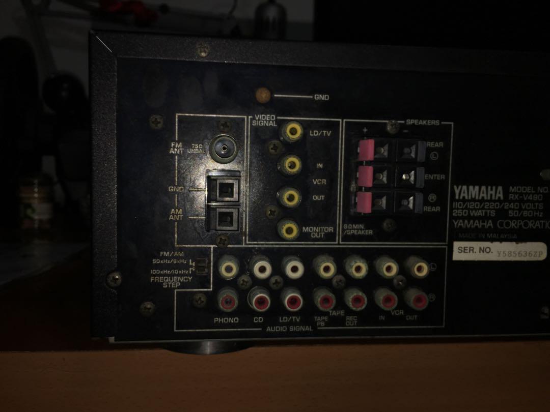 Yamaha RX-V490 Stereo receiver, Audio, Soundbars, Speakers & Amplifiers ...