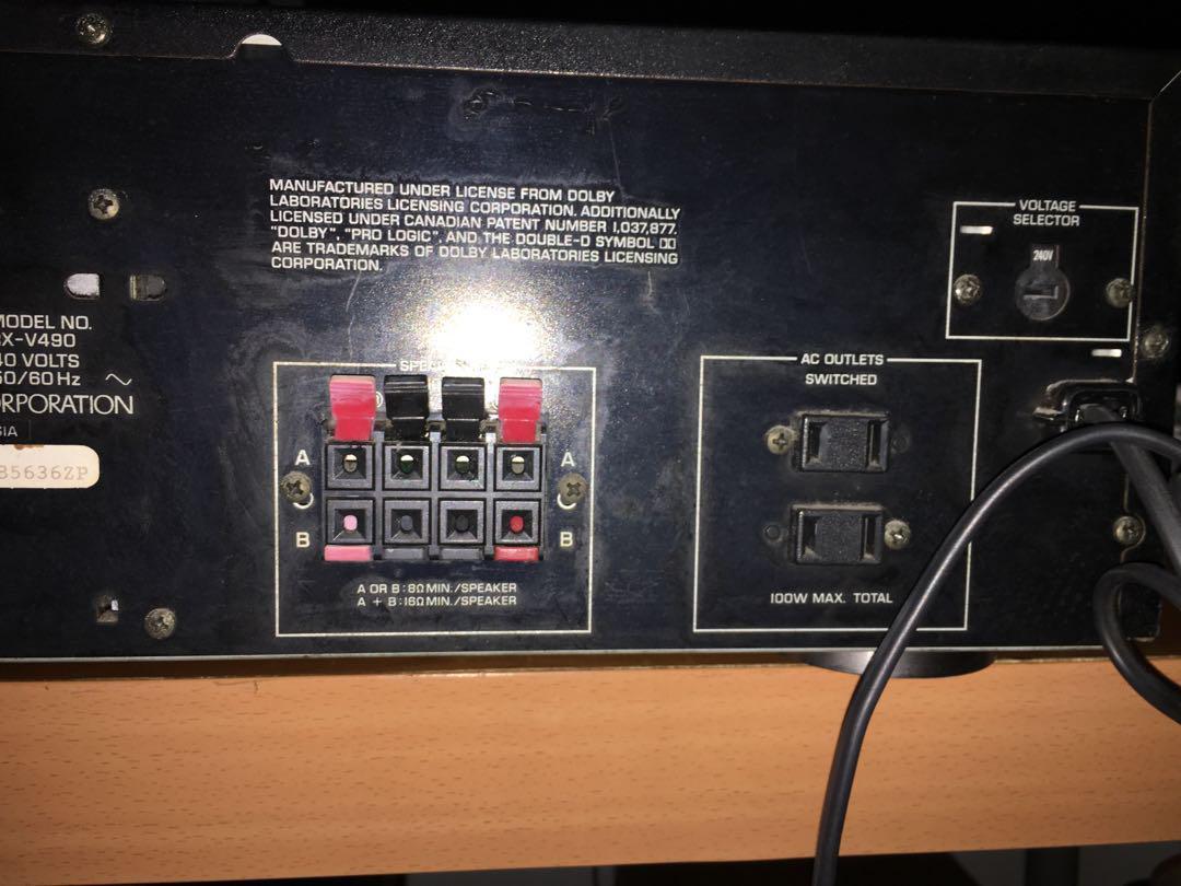 Yamaha RX-V490 Stereo receiver, Audio, Soundbars, Speakers & Amplifiers ...