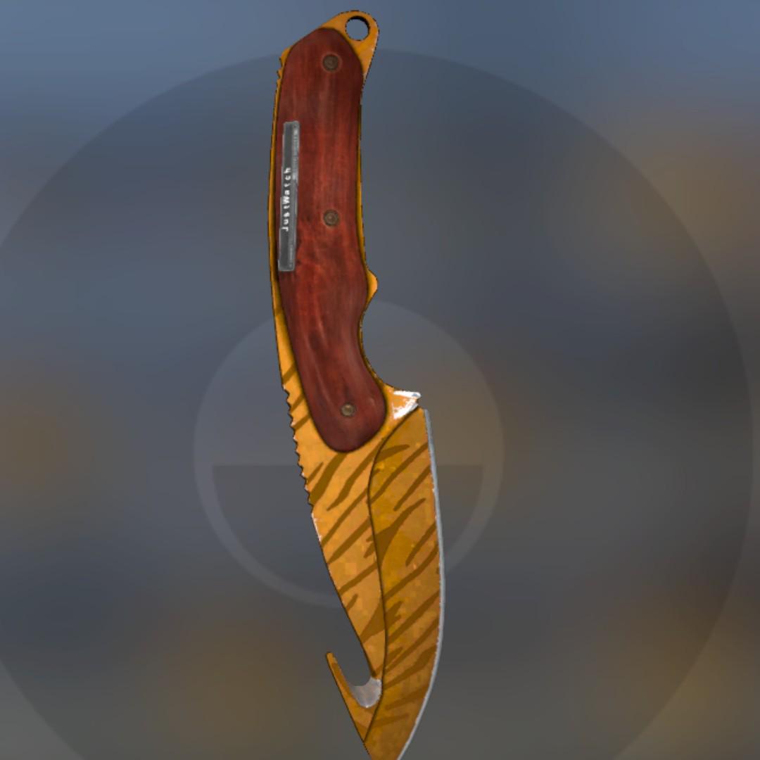 $75 GUT KNIFE TIGER TOOTH FN, Video Gaming, Gaming Accessories, Game ...
